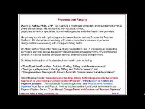 You Tube Webinar Observation Documentation for Proper Coding, Billing ...