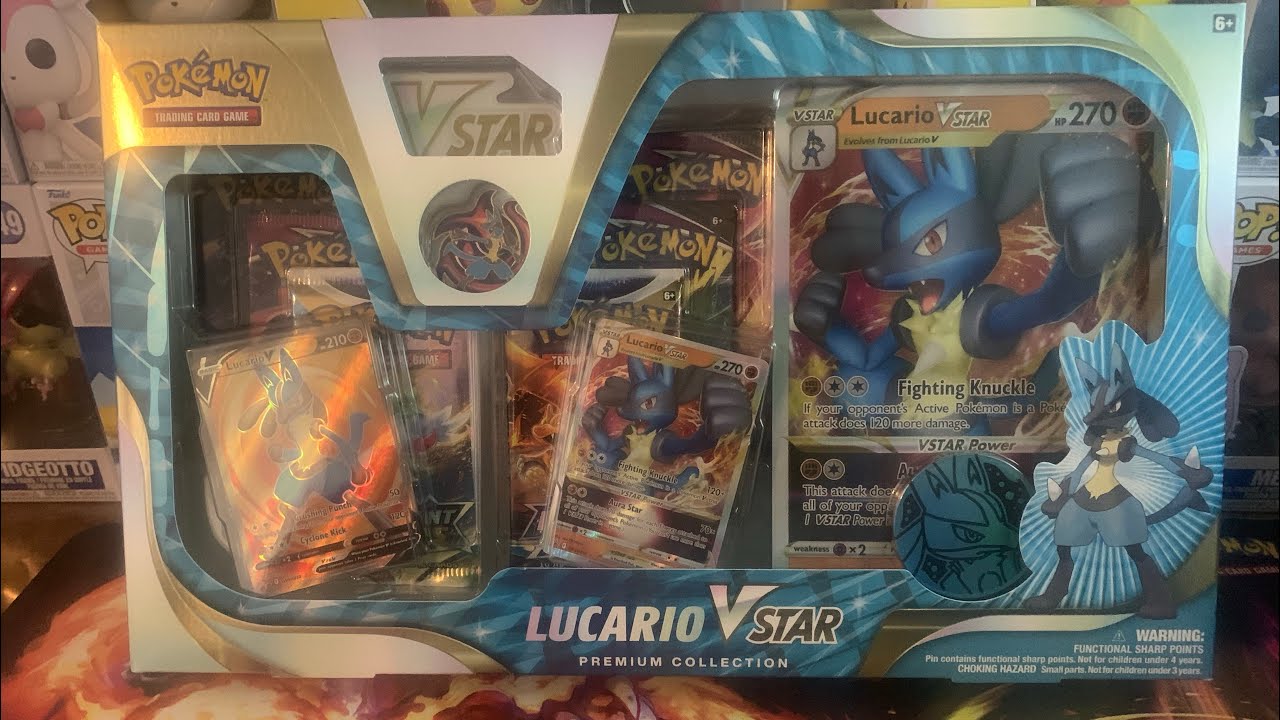 Lucario V Star Box #pokemontcg - YouTube