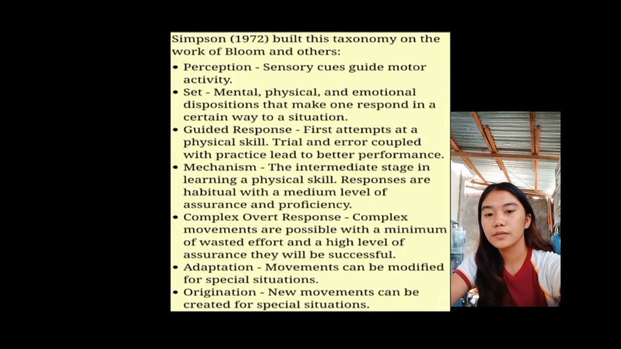Psychomotor Domain by(Anita Harrow) - YouTube