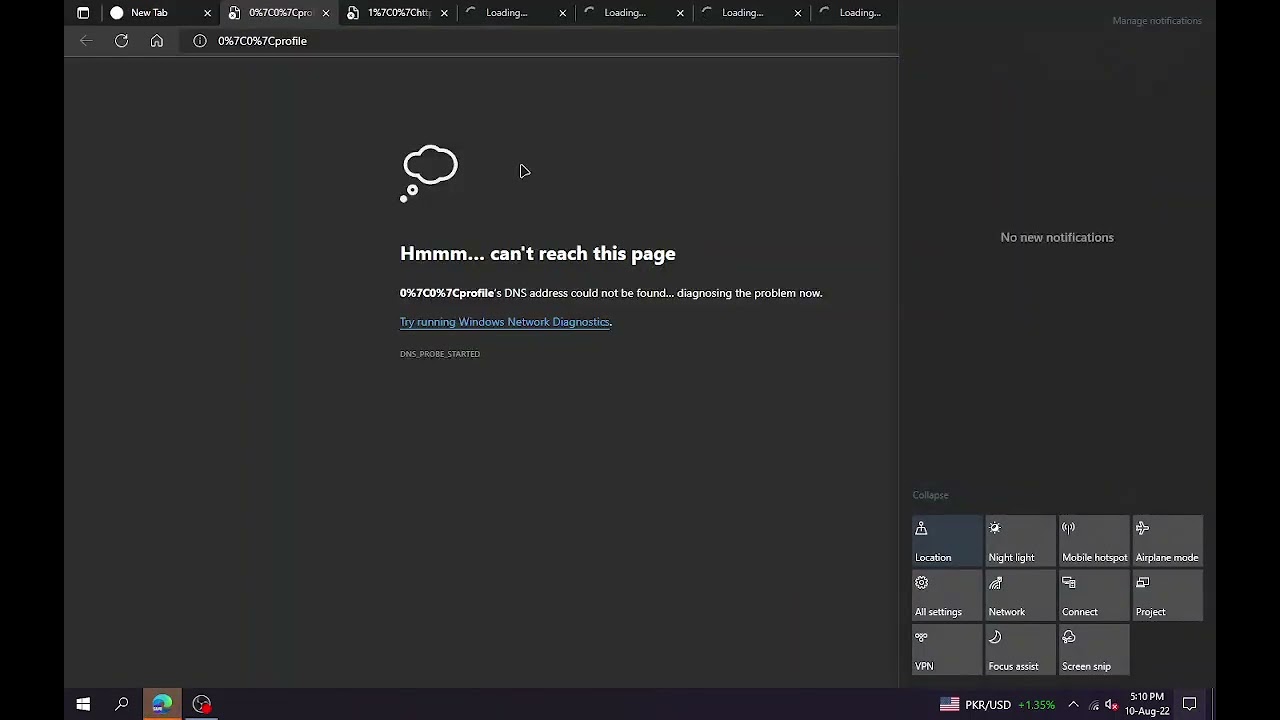 Microsoft Edge Notification bug - YouTube