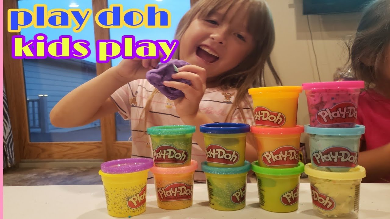 Dollar general PLAY DOH ,KIDS playing - YouTube
