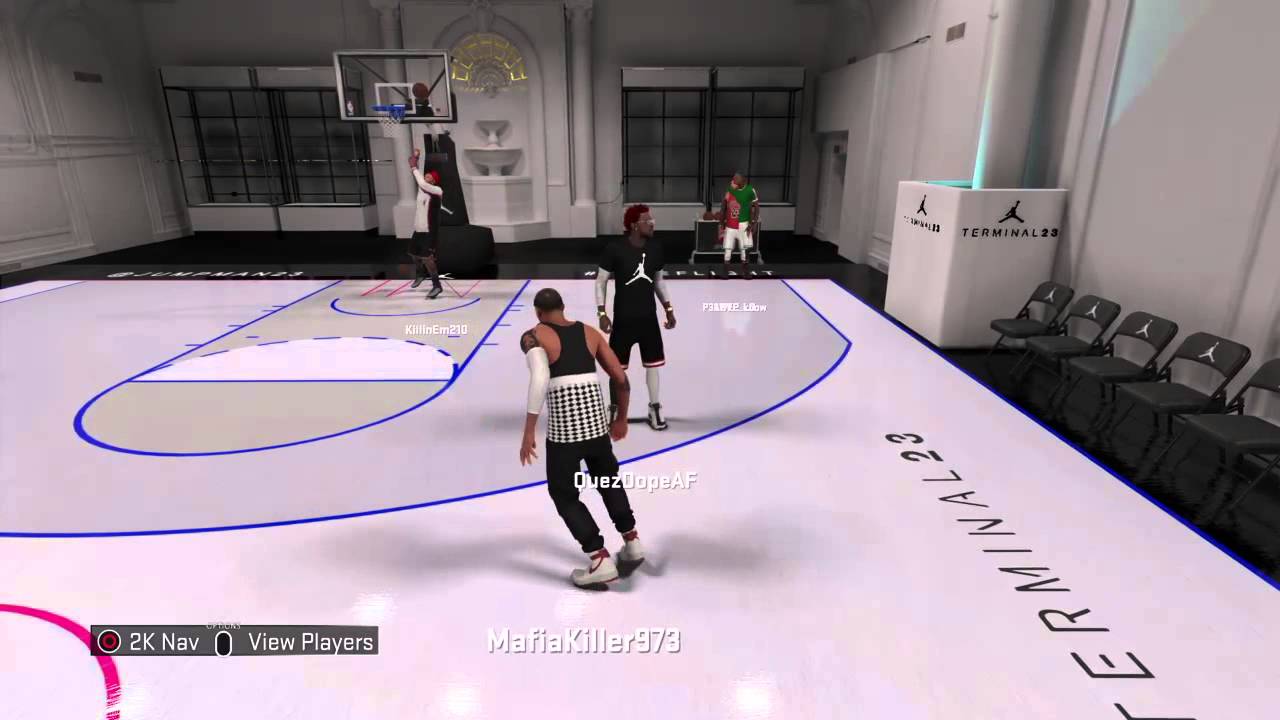 NBA 2K16 My Court Terminal 23 3v3 Full Court - YouTube
