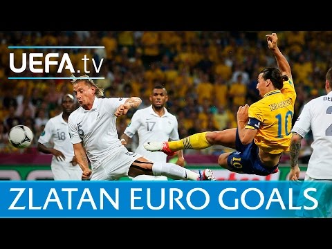 Zlatan Ibrahimović: Watch all of his EURO goals!