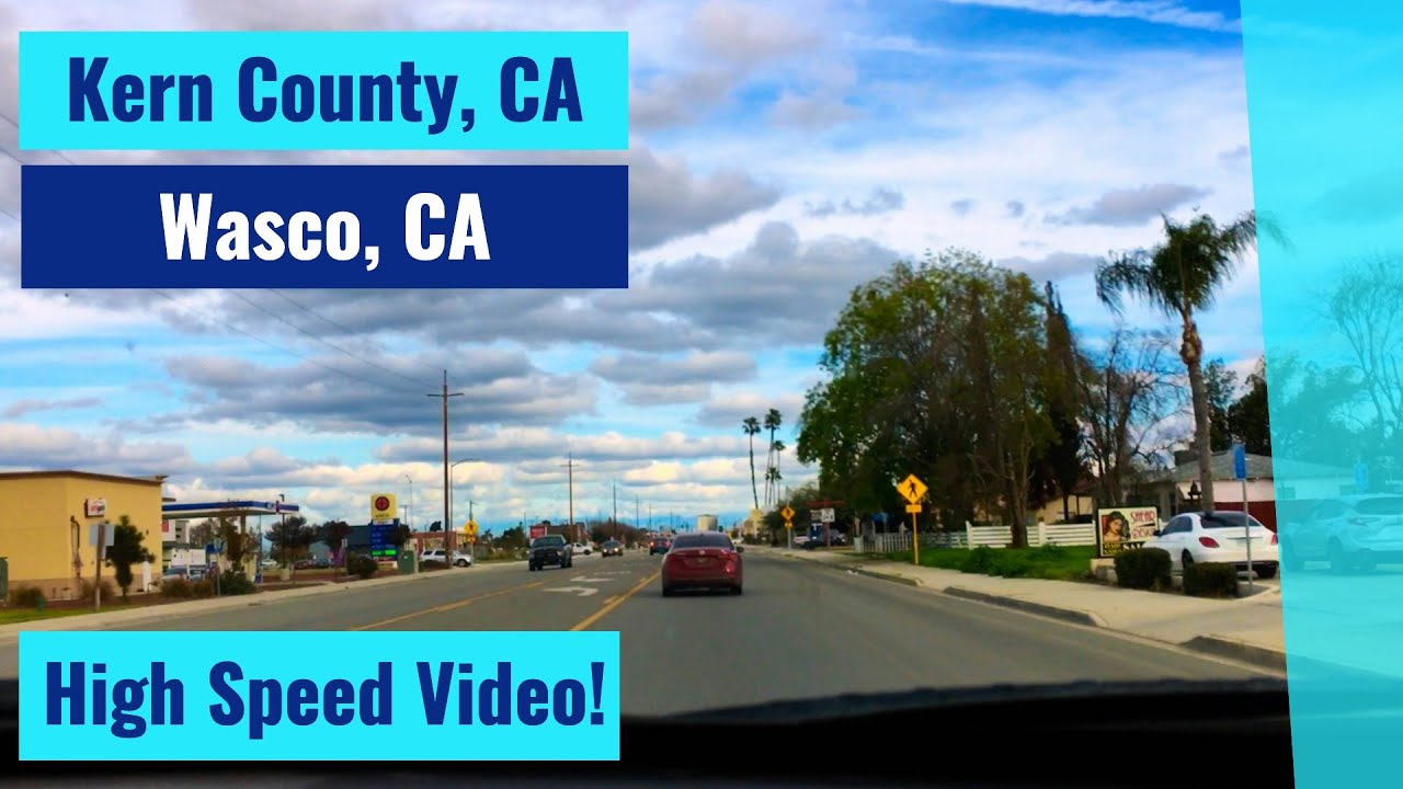 Kern County, CA Quick Into Wasco, CA - High Speed Driving Video - YouTube
