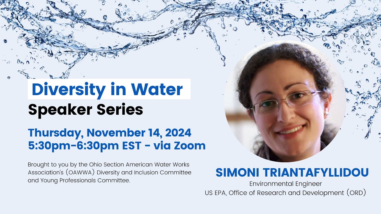 Diversity in Water: Simoni Triantafyllidou (November 2024) - YouTube