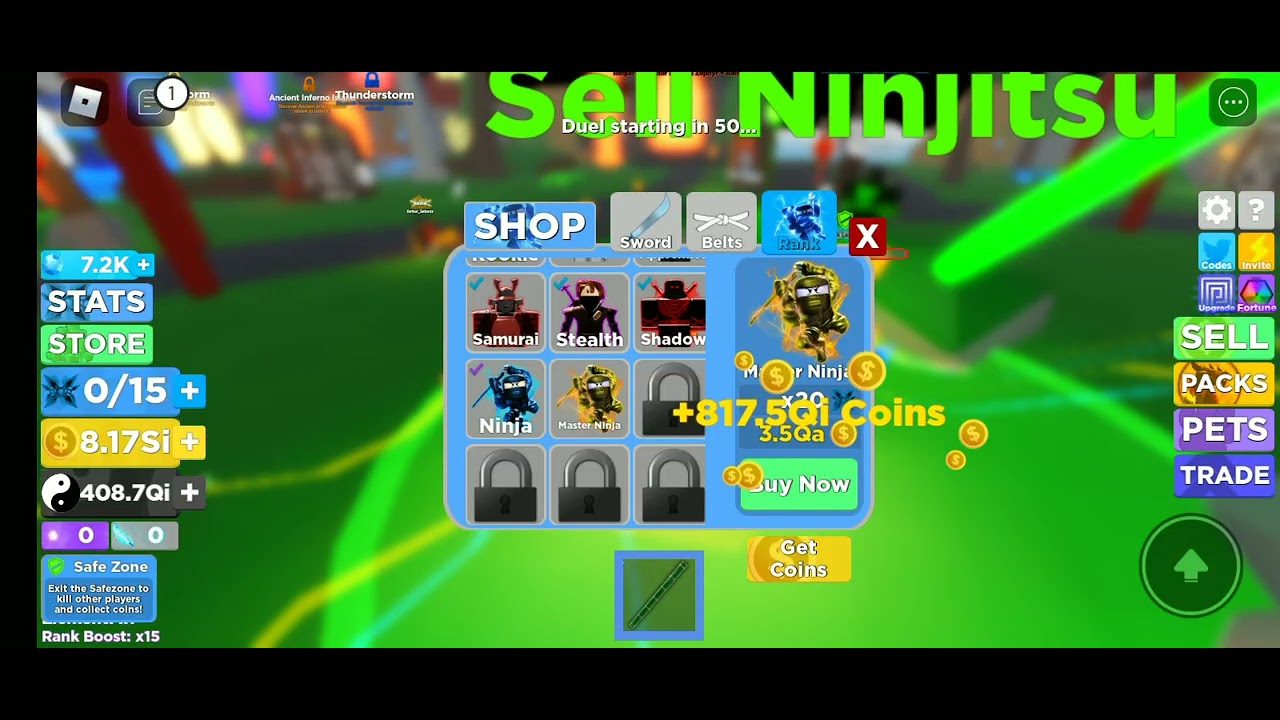 Ninja Legends From Noob to Pro Rank Upgrade #Rank #Ninja - YouTube