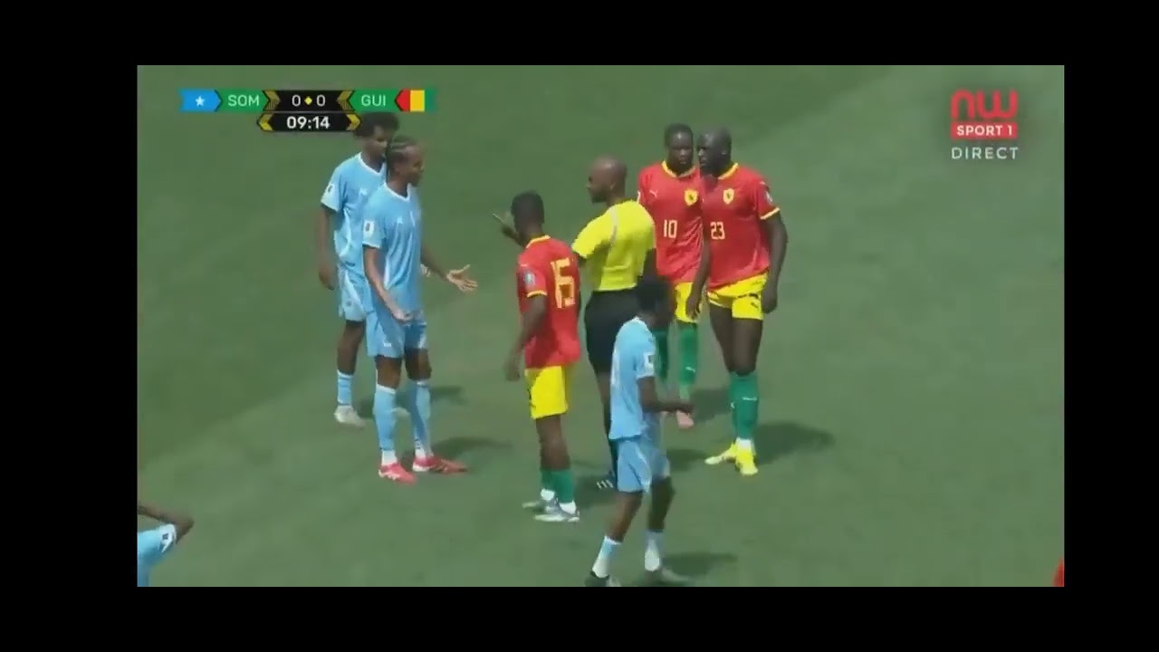 Watch Somalia 🇸🇴 vs. Guinea 🇬🇳 Afcon World Cup Qualifications 2026 ...