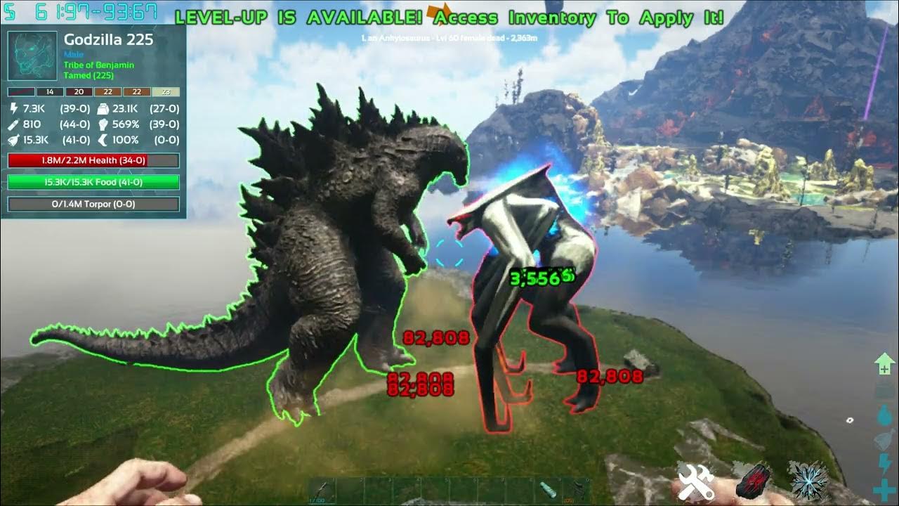 Ark Survival Evolved - Godzilla vs femuto - YouTube