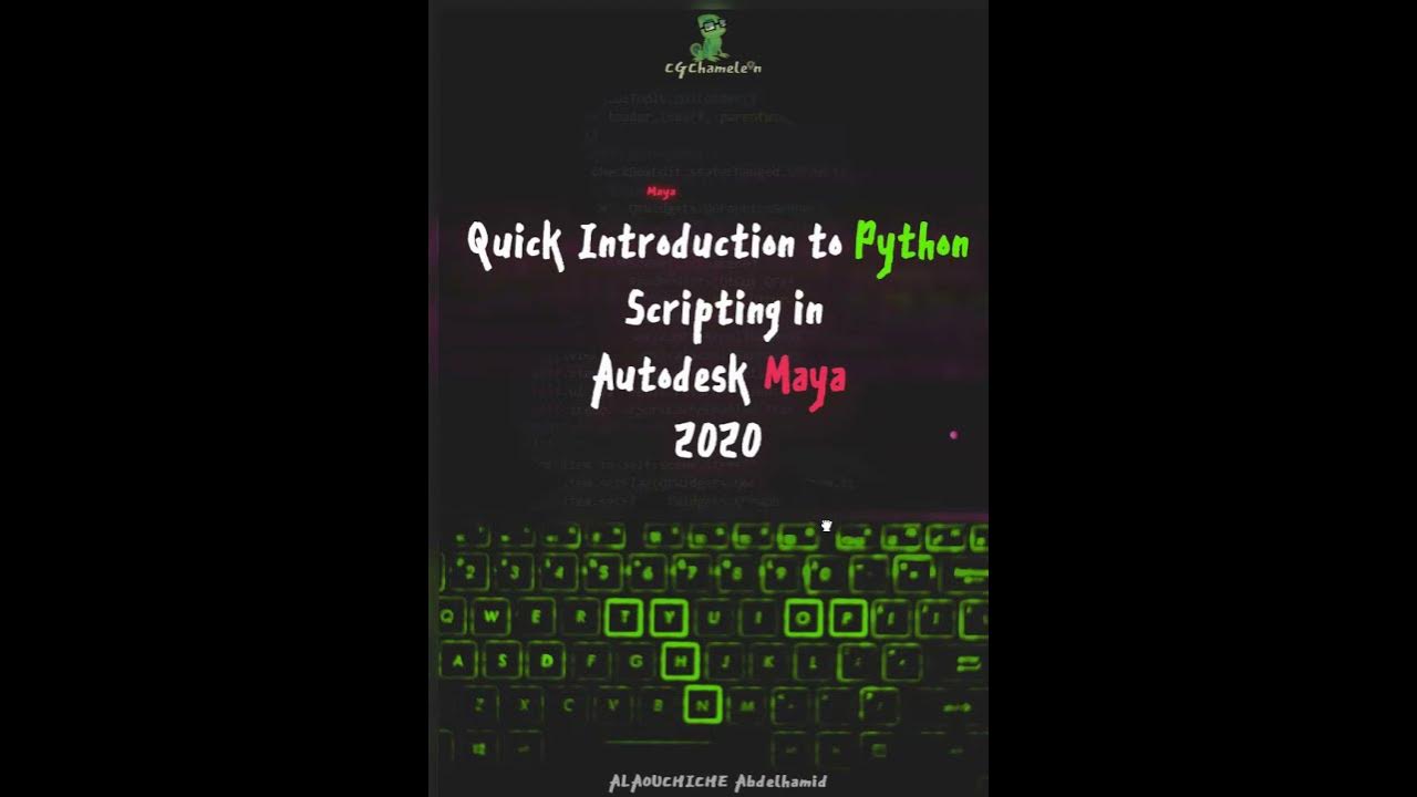 [Course] Quick Introduction to Python scripting in Maya 2020 E-Book ...