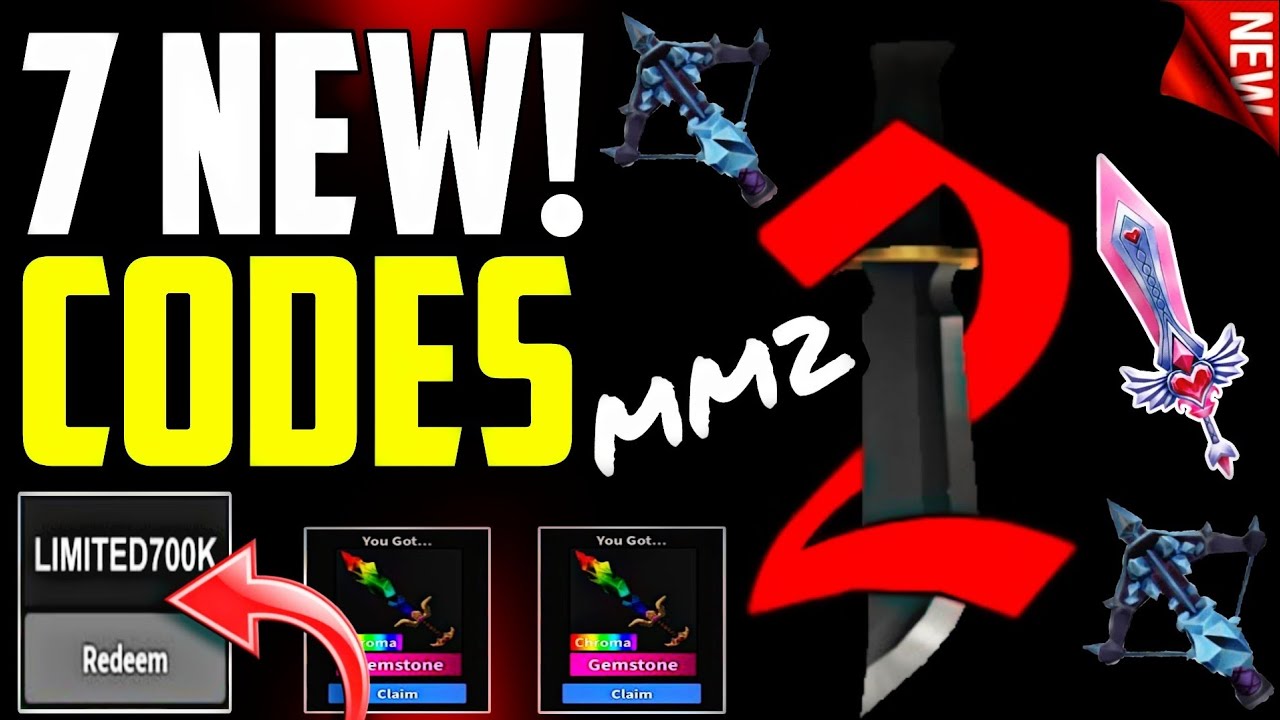 ALL *NEW* WORKING CODES FOR MURDER MYSTERY 2 IN ROBLOX MM2 NEW CODES ...
