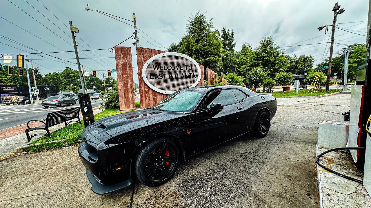 I Took My Hellcat To The WORST Part Of ATLANTA *EAST ATLANTA* - YouTube