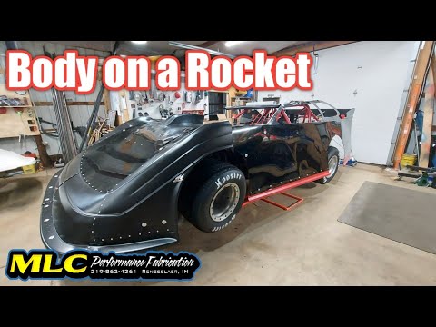 Quick body on a Rocket Dirt Late Model - YouTube