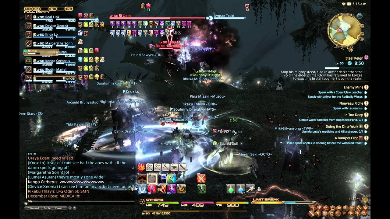 FFXIV ARR - World Boss Odin - 12-11-13 - YouTube
