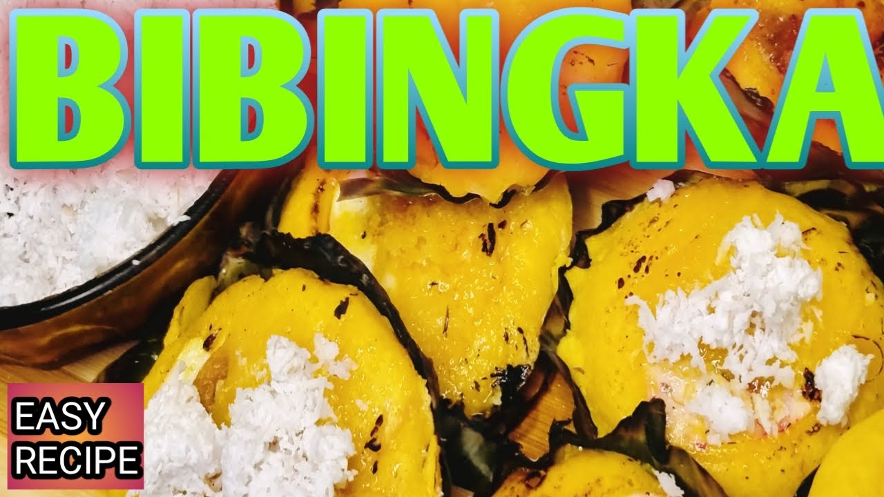 How to make BIBINGKA /FILIPINO COCONUT RICE CAKE - YouTube