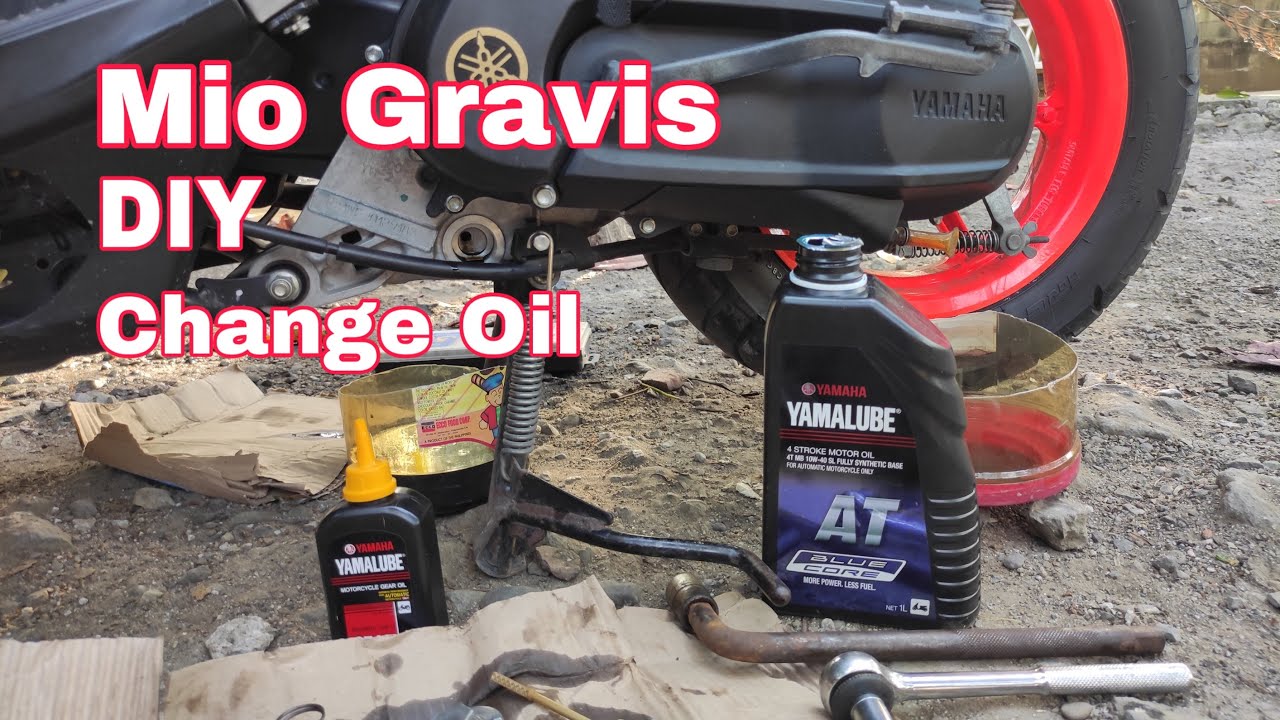 Mio Gravis Basic Change oil | DIY - YouTube