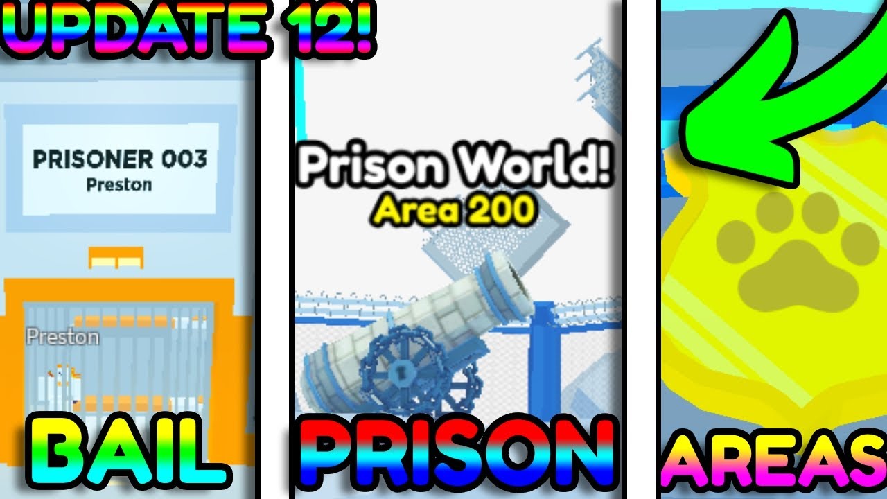 🗝️ Everything in Pet Sim 99 PRISON WORLD!👮(PS99) | Pet Simulator 99 ...