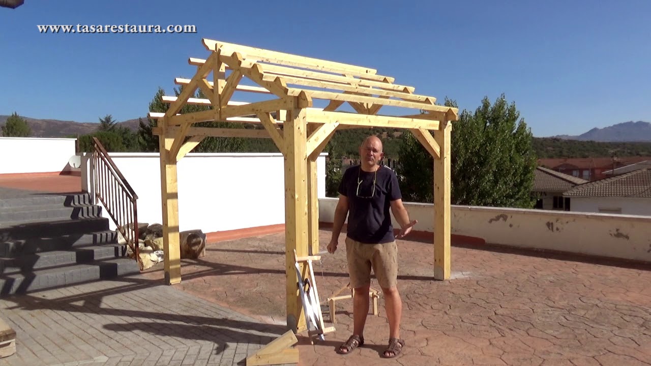 Carpintería de armar, aprende a fabricar casas de madera - YouTube