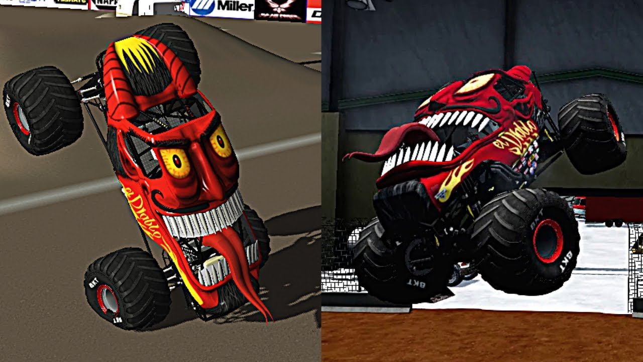 El Diablo Monster Truck Evolution in Monster Jam and Monster Truck ...