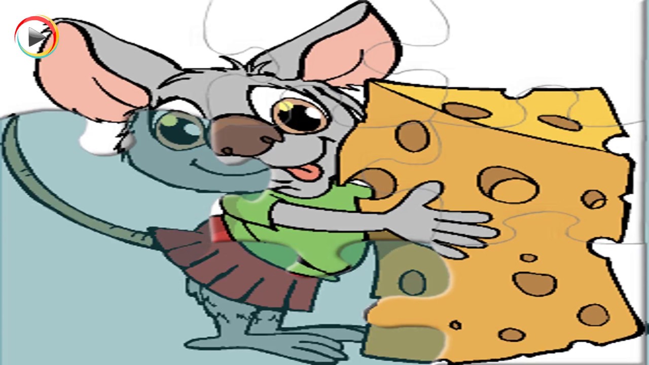 Mouse Puzzle Game Brain Teasers Kids Funny Story Jigsaw Children ...