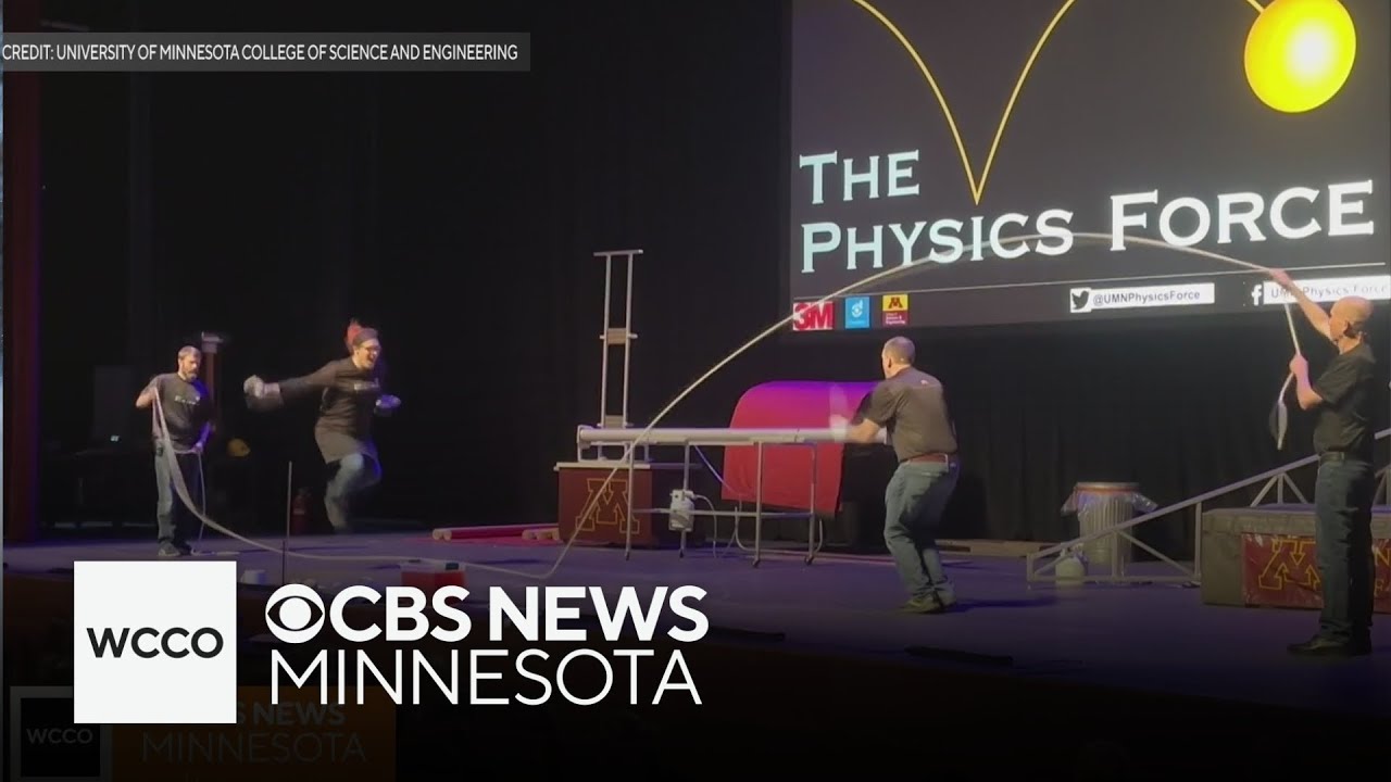 "Physics Force" brings fun and excitement of physics to the stage - YouTube