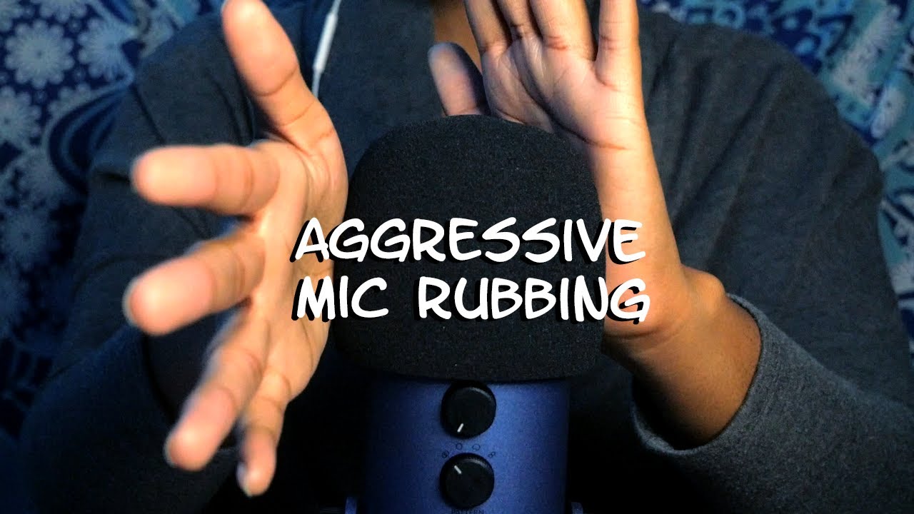 ASMR | Pure Fast & Aggressive Mic Rubbing | No Talking - YouTube