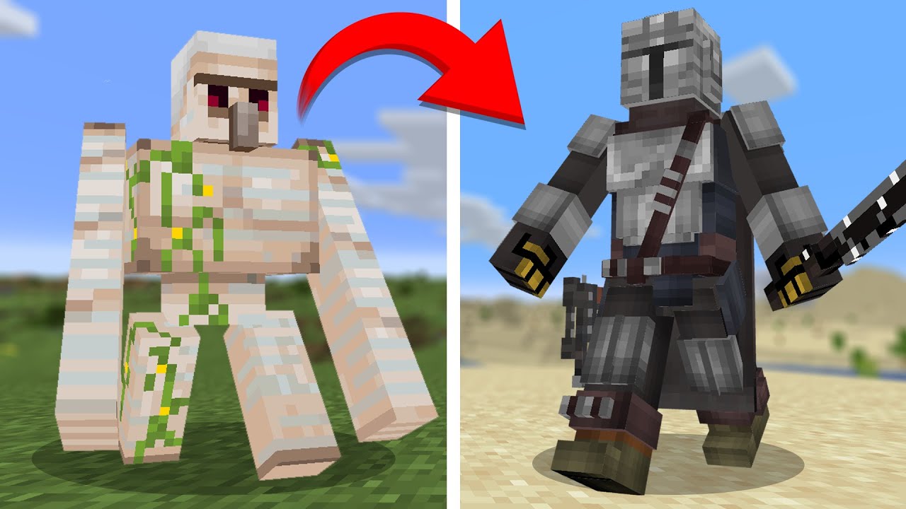 I remade every mob into Star Wars in Minecraft - YouTube