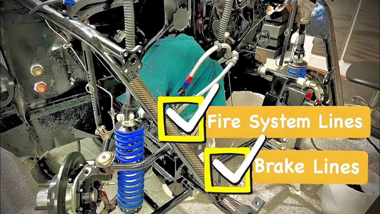 🗒️ Redoing Brake Lines & Fire Suppression Lines 👉🏻 Way Cleaner This ...