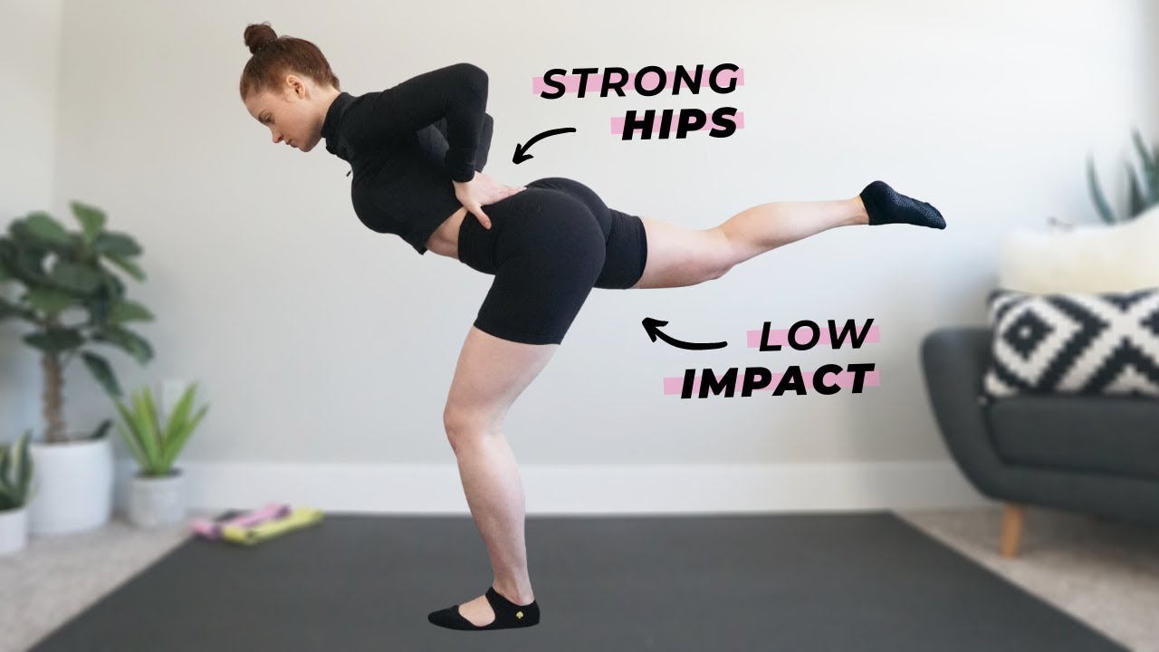 20 Min Leg and Hip Stability Workout NO EQUIPMENT (Low Impact Mobility ...