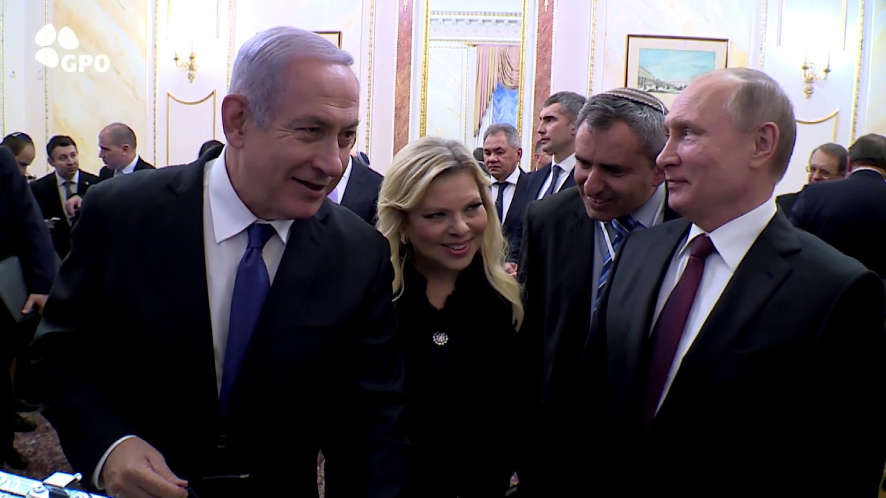 Prime Minister Benjamin Netanyahu and Russian President Vladimir Putin ...