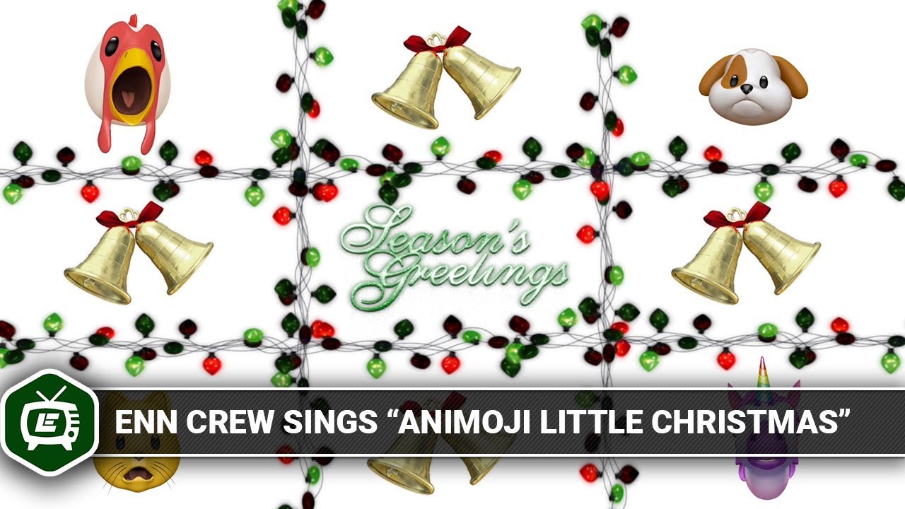 Eagle Nation News Crew Sings "Animoji Little Christmas" - YouTube