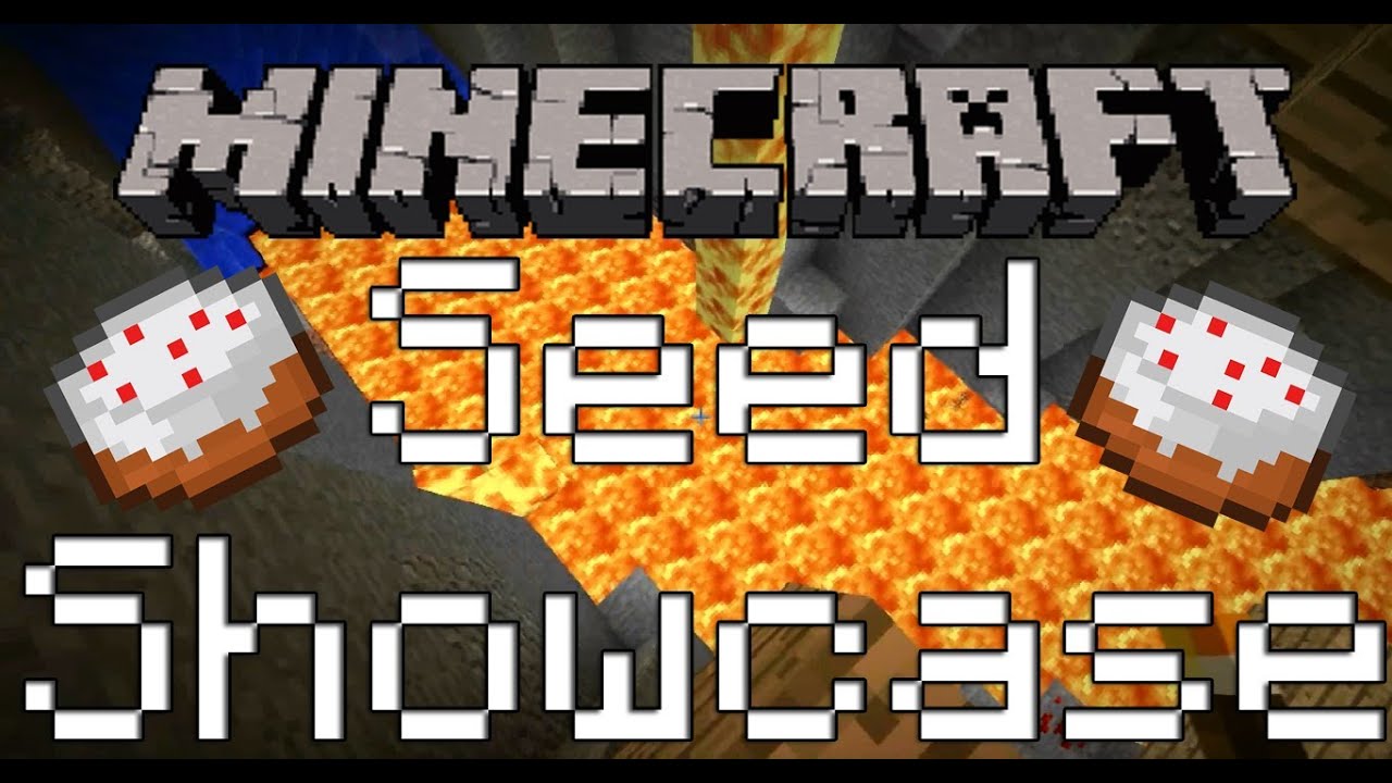 Minecraft Seed: Survival Island w/ lava ravine 1.6 - YouTube