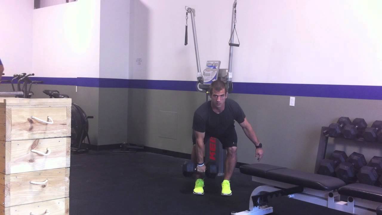 Dumbbell One Arm Split Snatch - YouTube