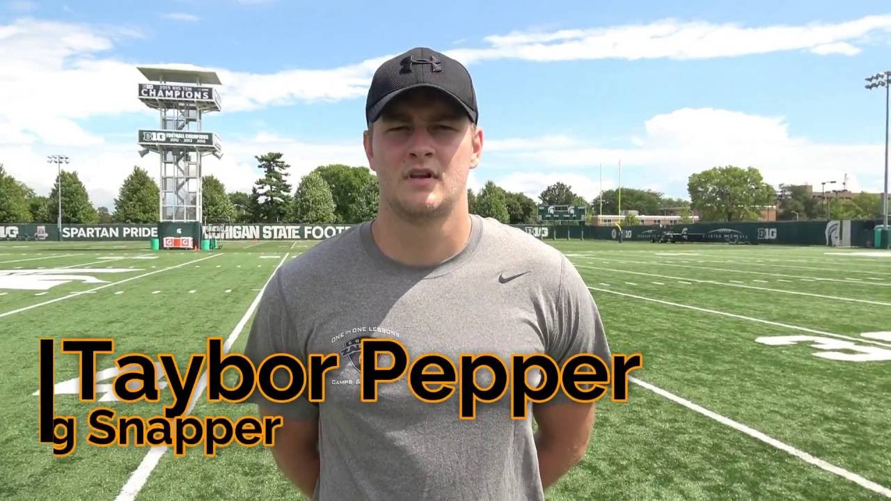Taybor Pepper NFL Free Agent Long Snapper 8/16 - YouTube