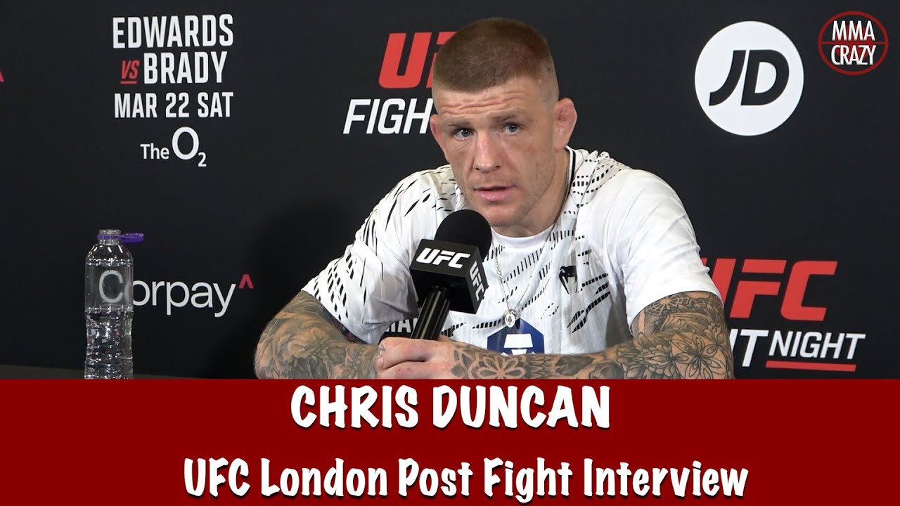 Chris Duncan “Dustin Poirier fine tuned my Guillotine” will get “Jump ...