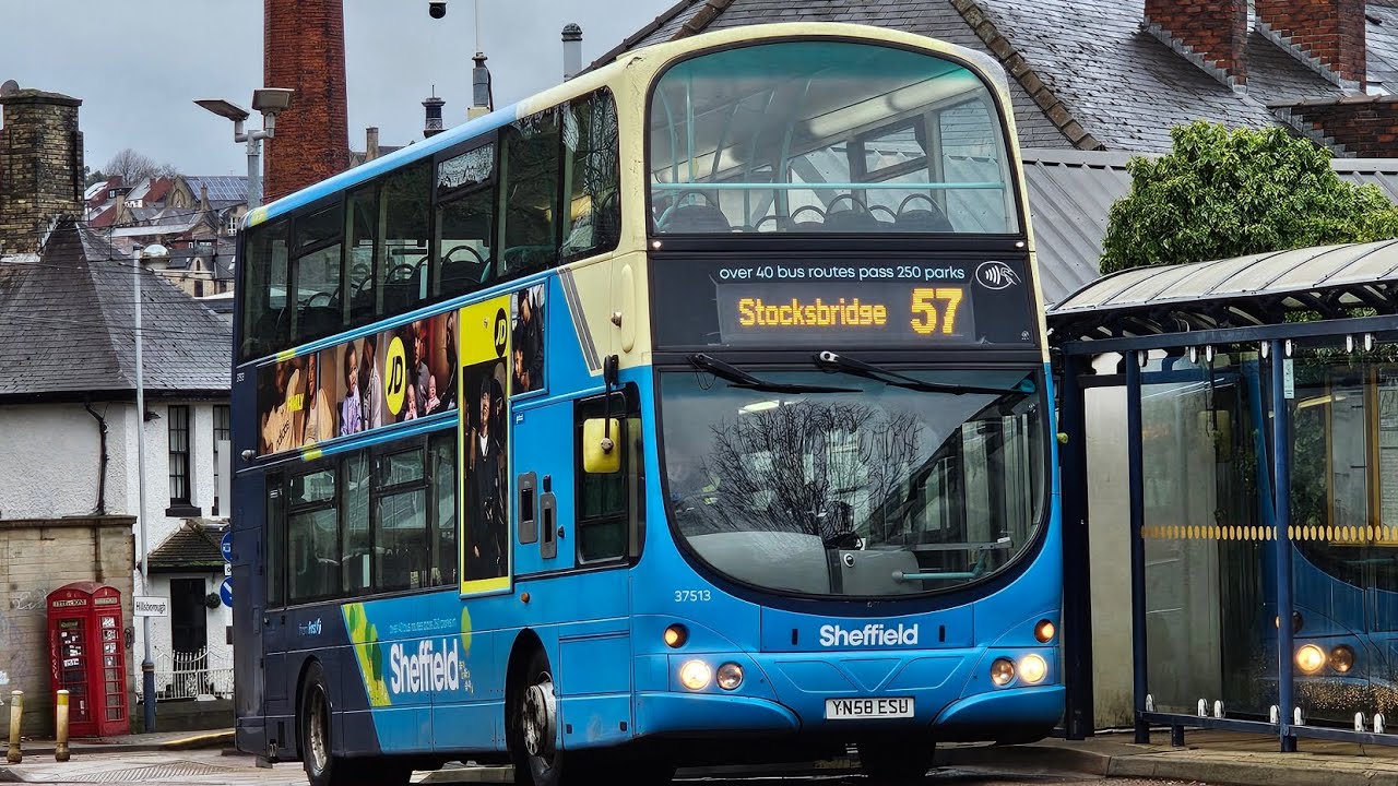 New Year Day With First Bus Sheffield 37513 On 57 From Hillsborough To ...