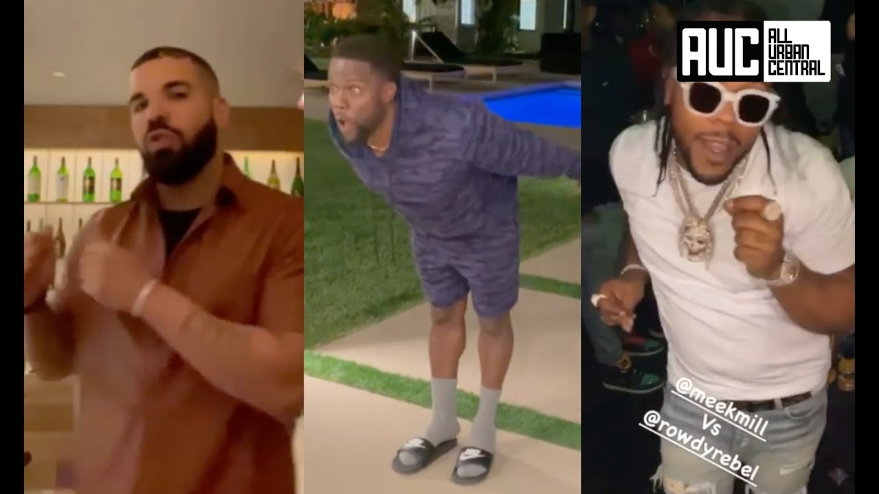 Drake Kevin Hart And Other Celebs Do Young Thug Skii Challenge Rowdy ...