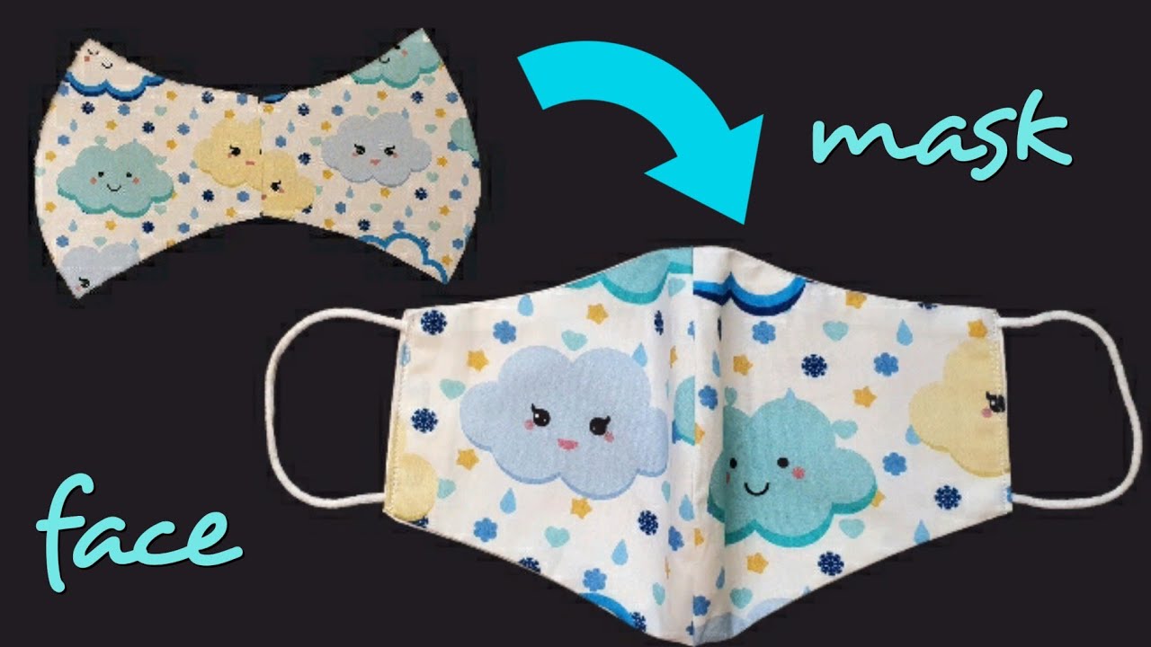 The most comfortable face mask | Face mask sewing tutorial - YouTube