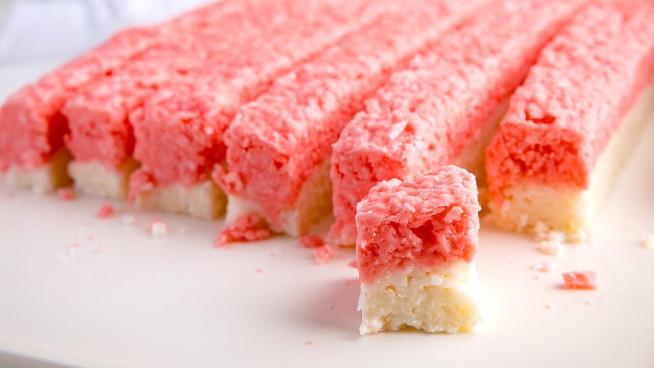Get the kids in the kitchen this summer! | Easy Coconut Ice - YouTube
