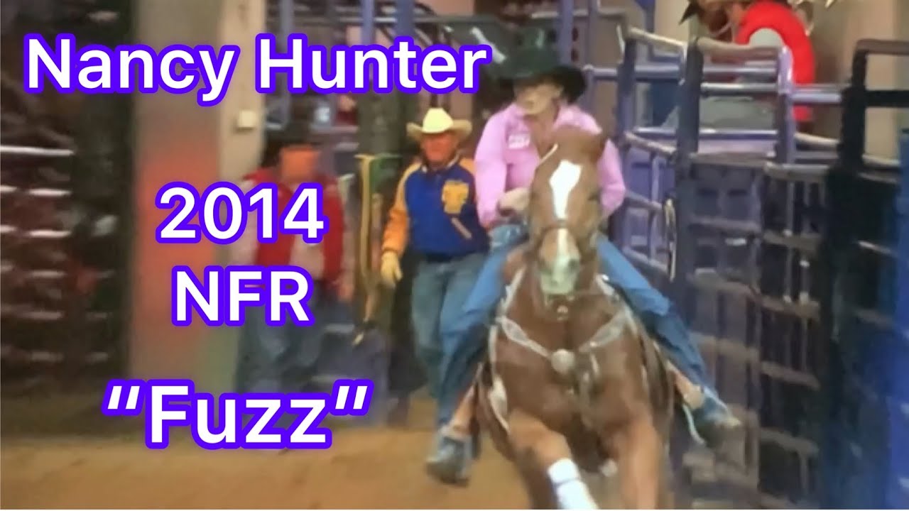 Nancy Hunter & "Fuzz" 2014 National Finals Rodeo Barrel Racing - YouTube
