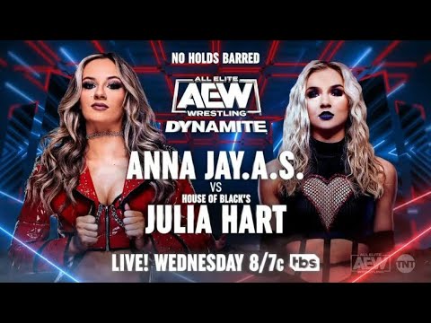 WWE 2K23 Anna Jay.A.S. Vs. Julia Hart | No Hold Barred | AEW Dynamite 5 ...