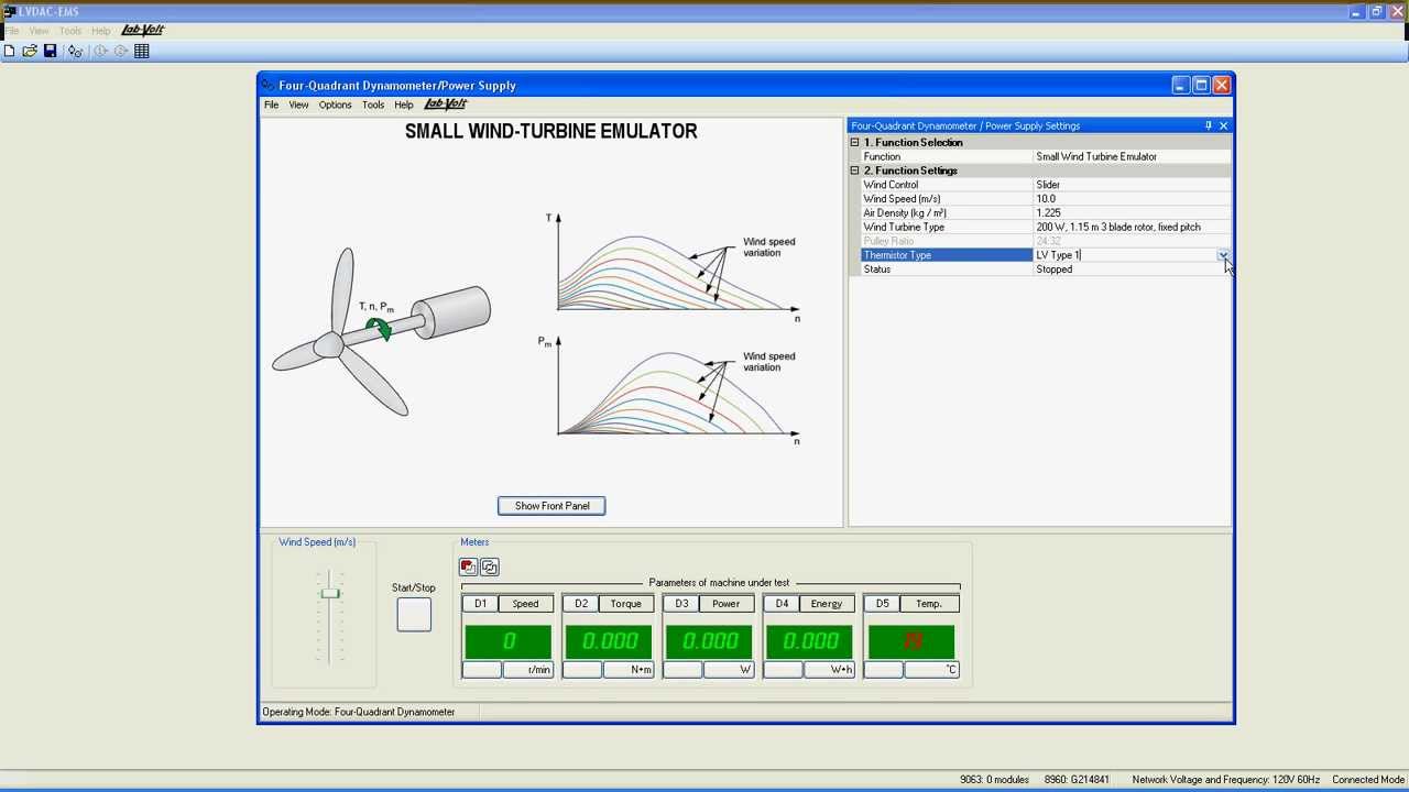 Small Wind Turbine Emulator – LabVolt Series 8960-20 - YouTube