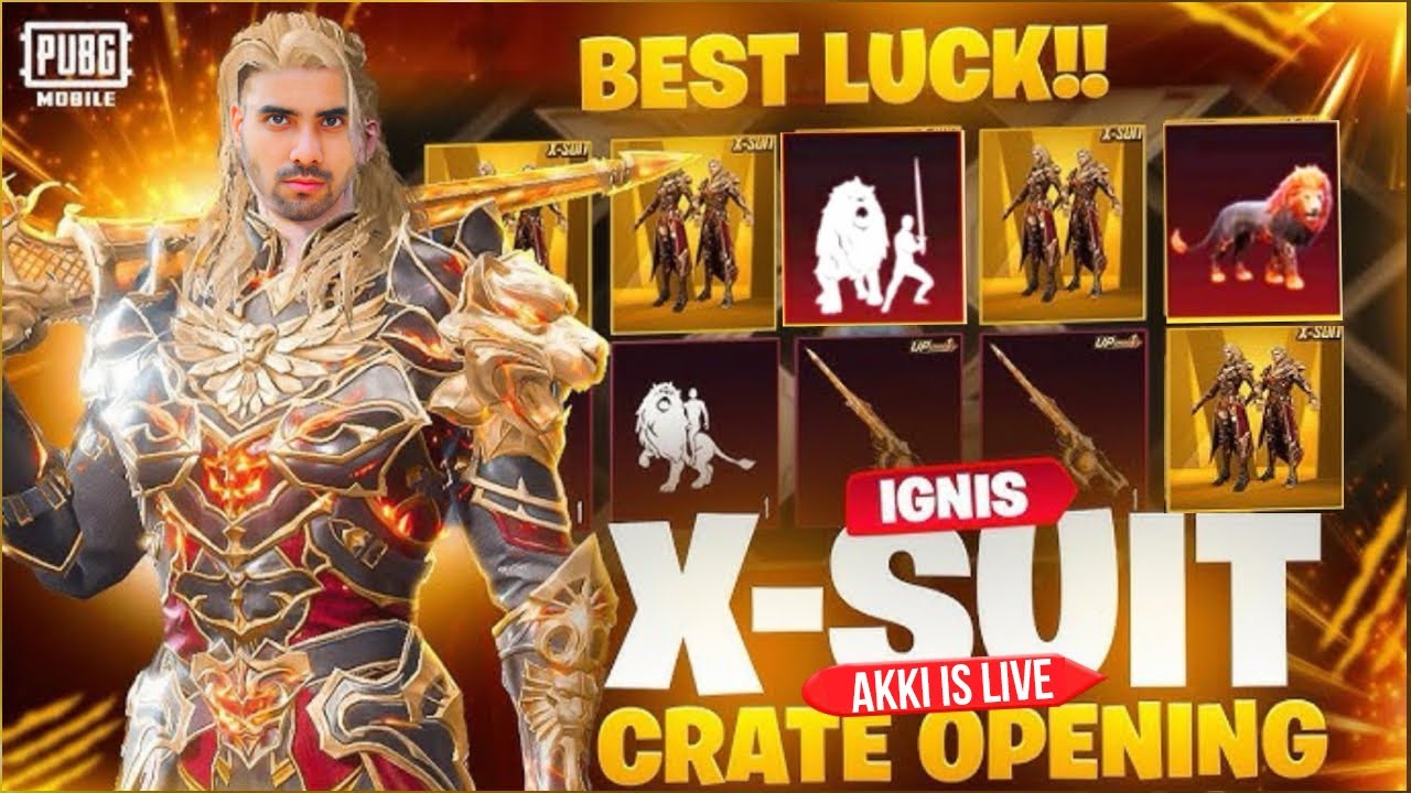 🔥World Record Luckiest Crate opening of New Ignis X-Suit Crate opening ...