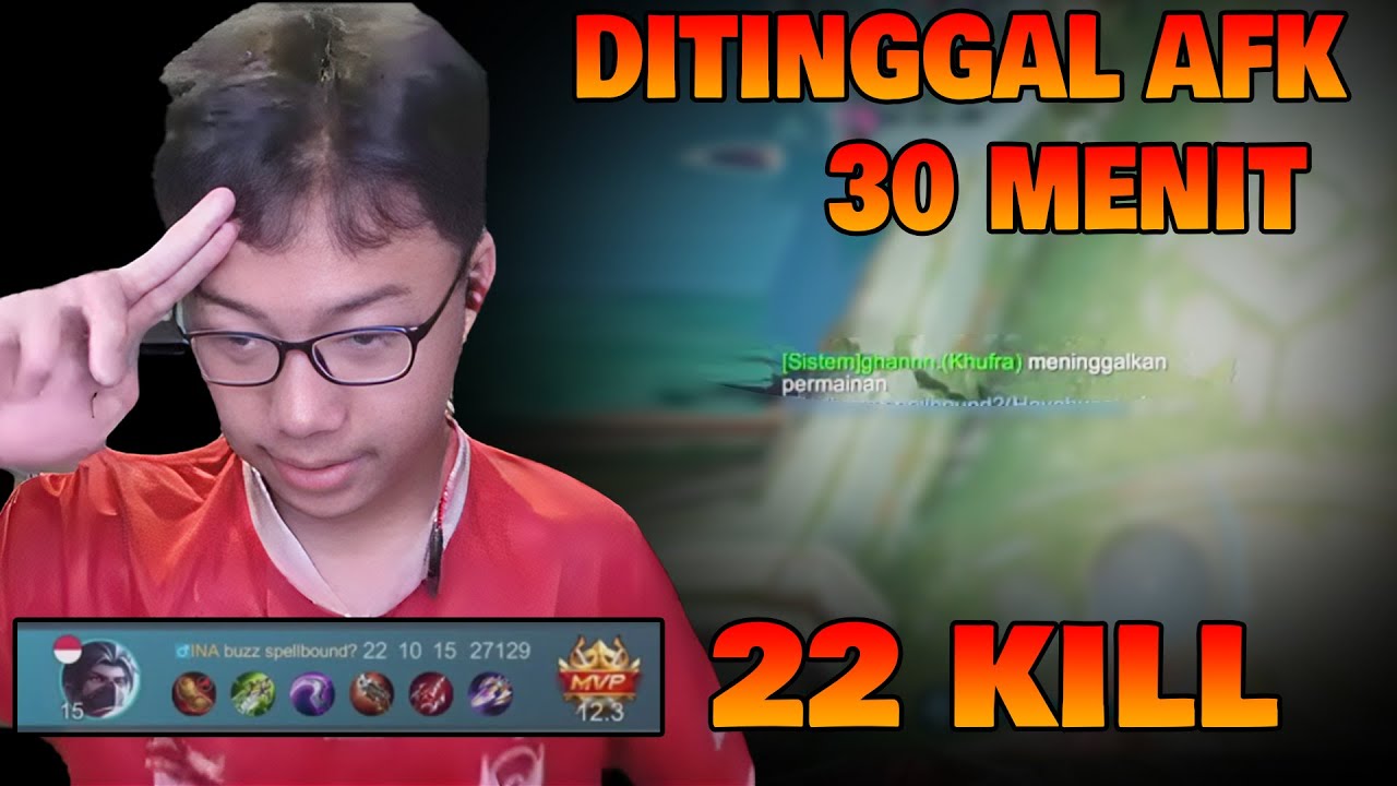 Tutorial main hayabusa 30 menit gendong tim AFK - Mobile legends Indonesia - YouTube