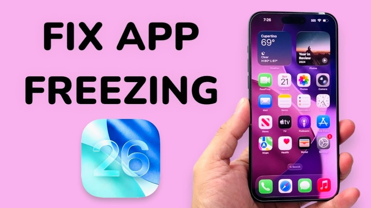 How To Fix iOS 26 App Freezing On iPhone - YouTube