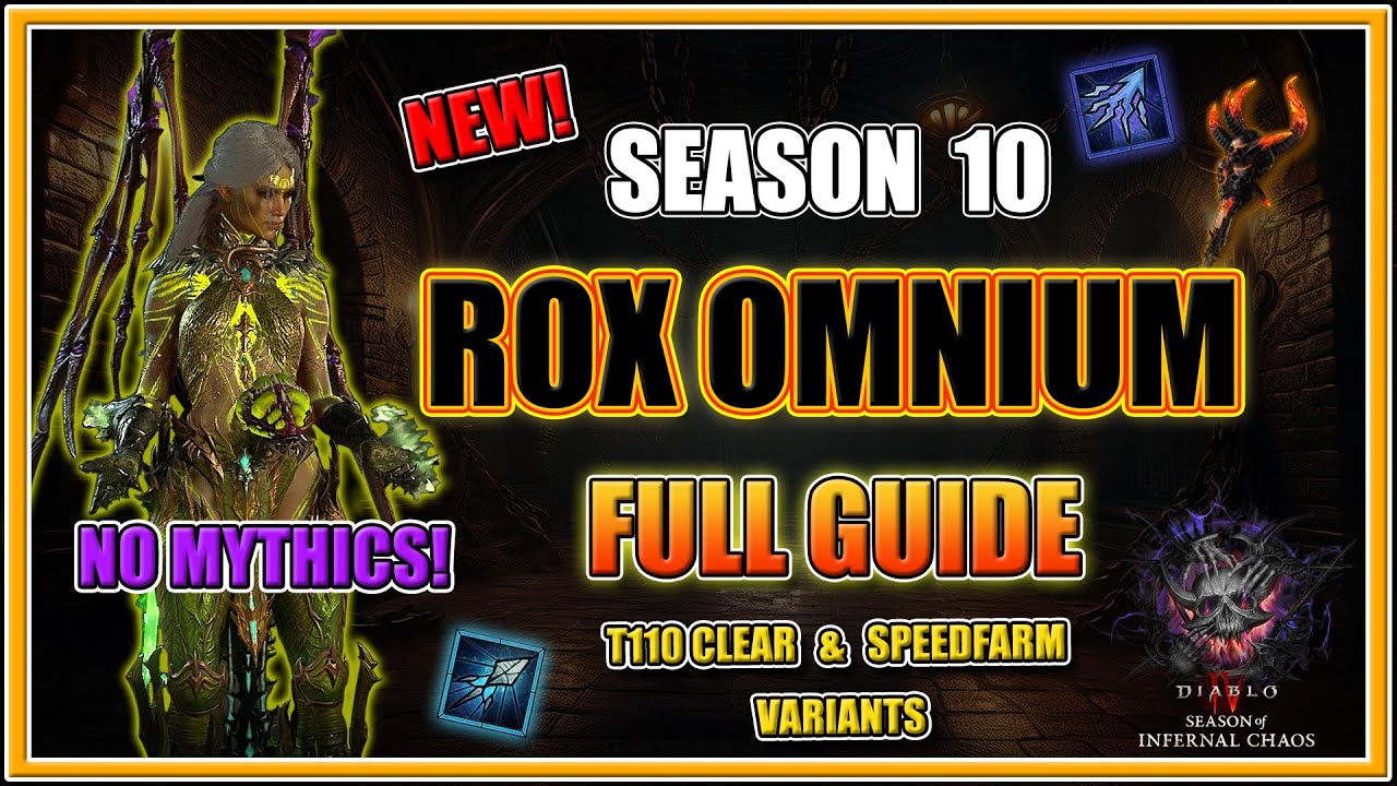 No Mythics Rox Omnium Full Build Guide Breakdown Pit T110 - Season 10 ...