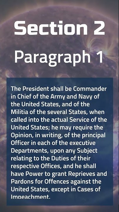 US Constitution Article II: The President - YouTube