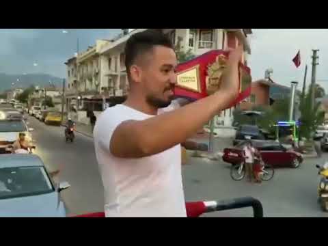 Fethiyeli BOKSOR KUBİLAY ALCU AVRUPA ŞAMPİYONU OLDU !!!MUĞLA'DA HALK DAVUL ZURNA KARSILADI #shorts