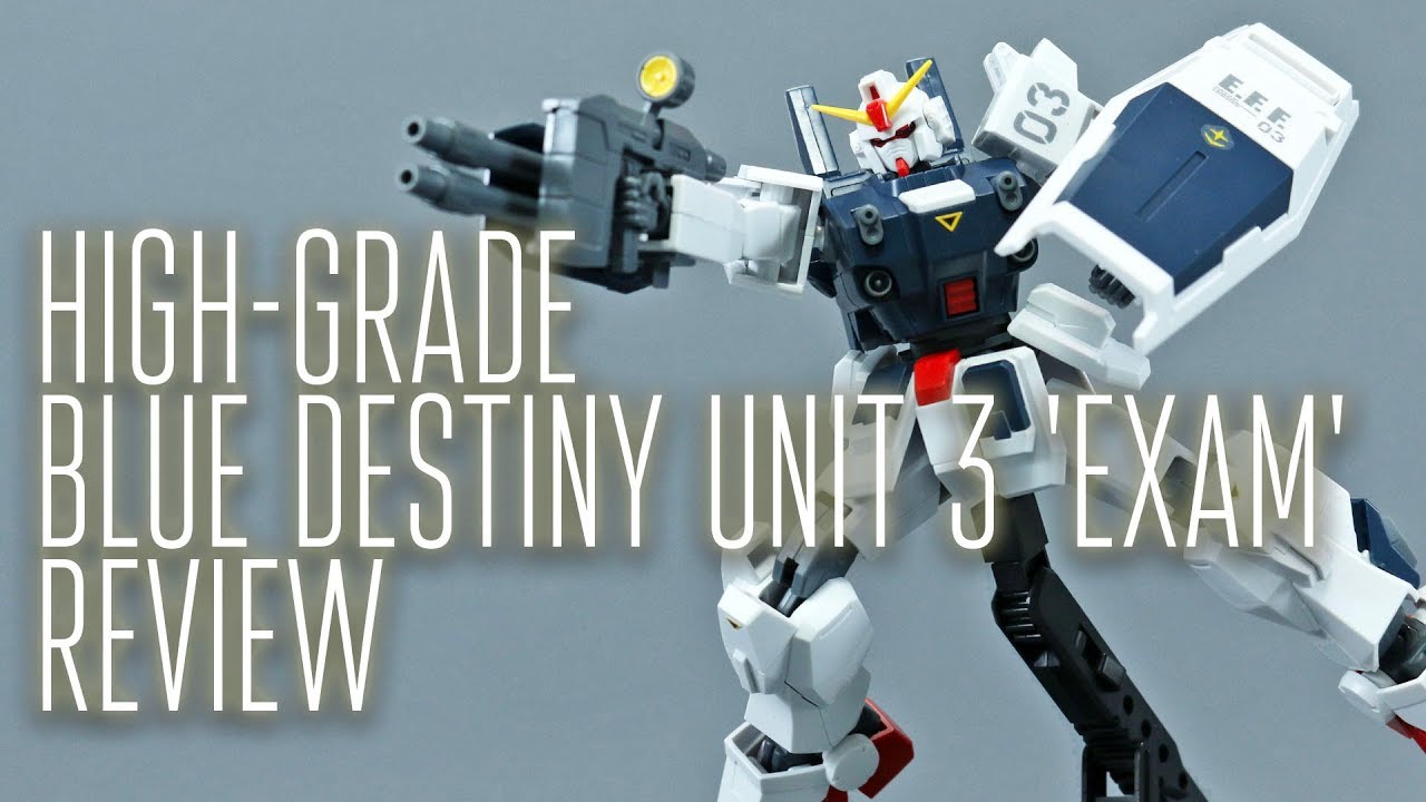 1543 - HGUC Blue Destiny Unit 3 "EXAM" (OOB Review) - YouTube