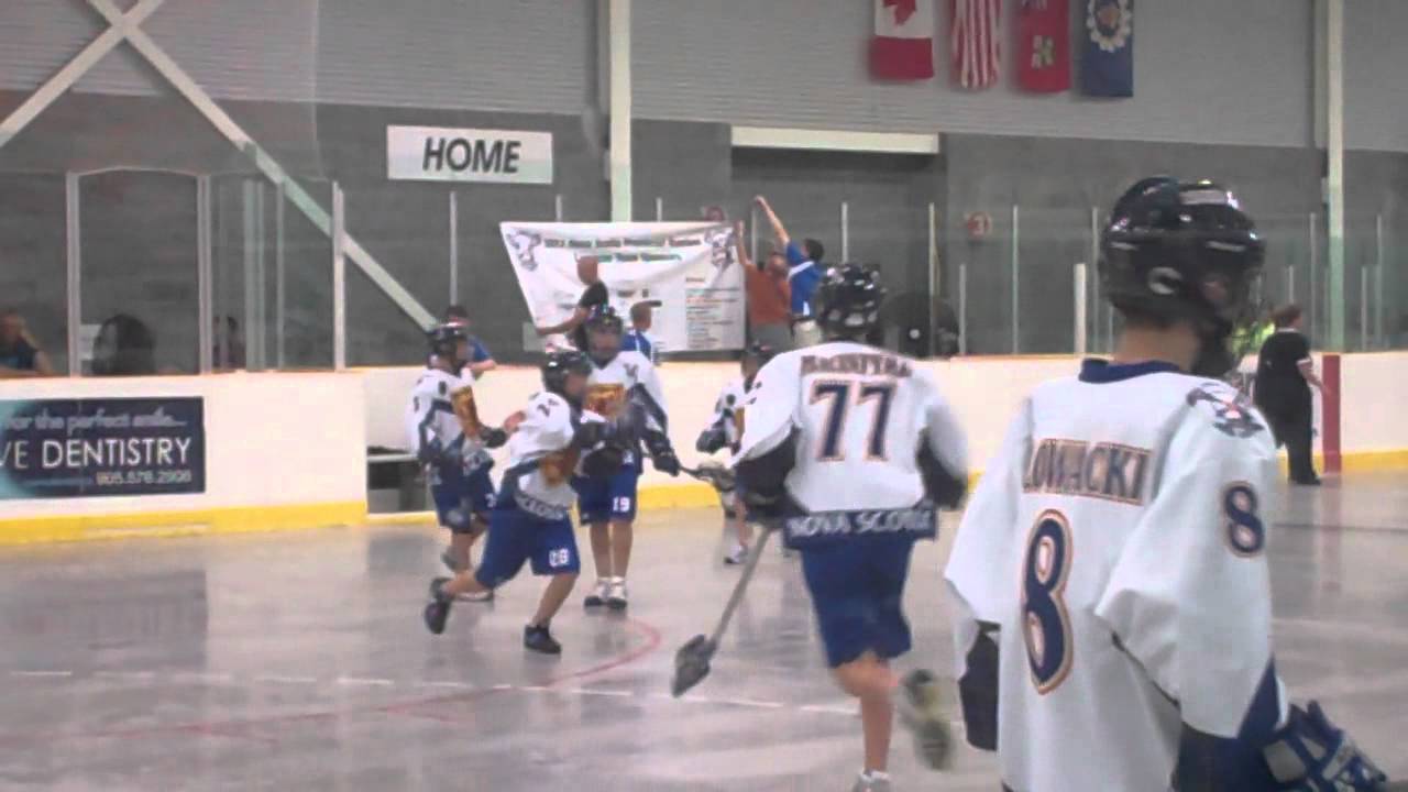Nova Scotia Bantam Provincial Lacrosse team - YouTube