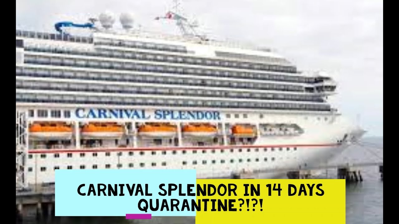 Vlog#1 Carnival Splendor - Newly Signed Crew for 14 days Quarantine ...